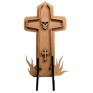 MDF Creepy Gravestone Kit